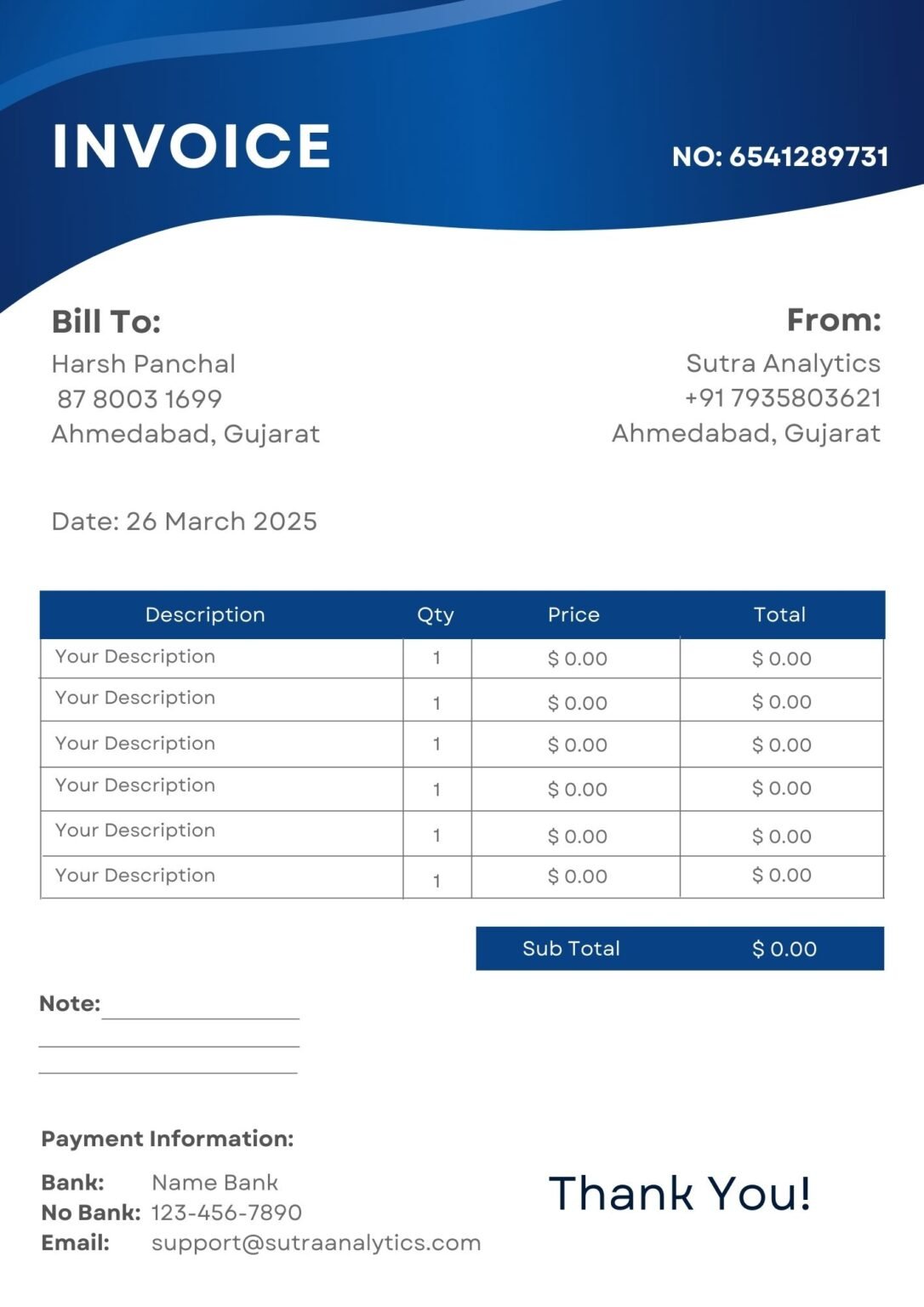 Automate Invoice Generation Using Google Sheets And Google Apps Script - Sutra Analytics | Data ...